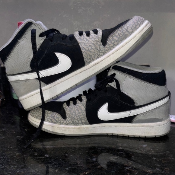 Nike | Shoes | Jordan Mid Elephant Print | Poshmark